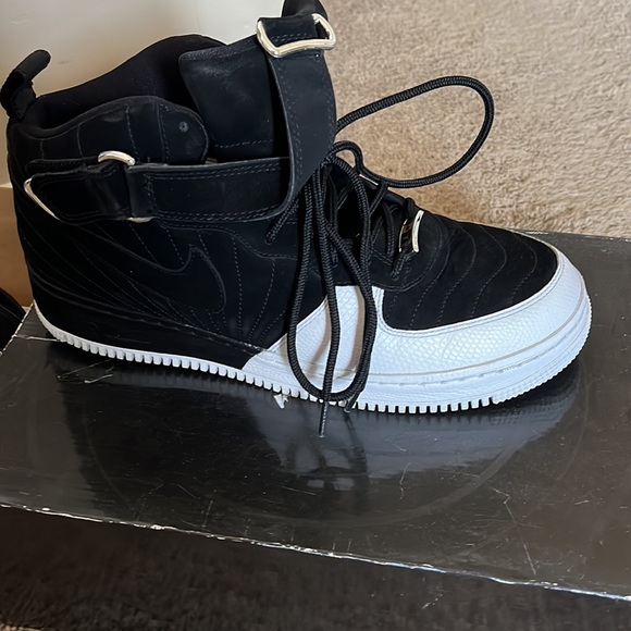 Nike | Shoes | Very Rare Jordan Collab With Af1 Black Suede Best Of ...